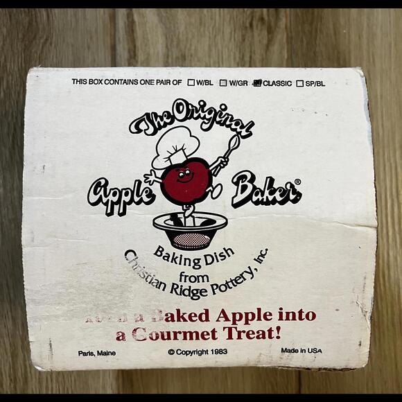 Kitchen | The Original Apple Baker Baking Dish By Christian Ridge Pottery | Poshmark